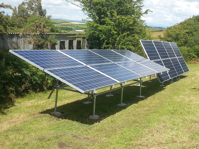 Cornish Rocker - an Adjustable Ground Mount by Solar Frames South West